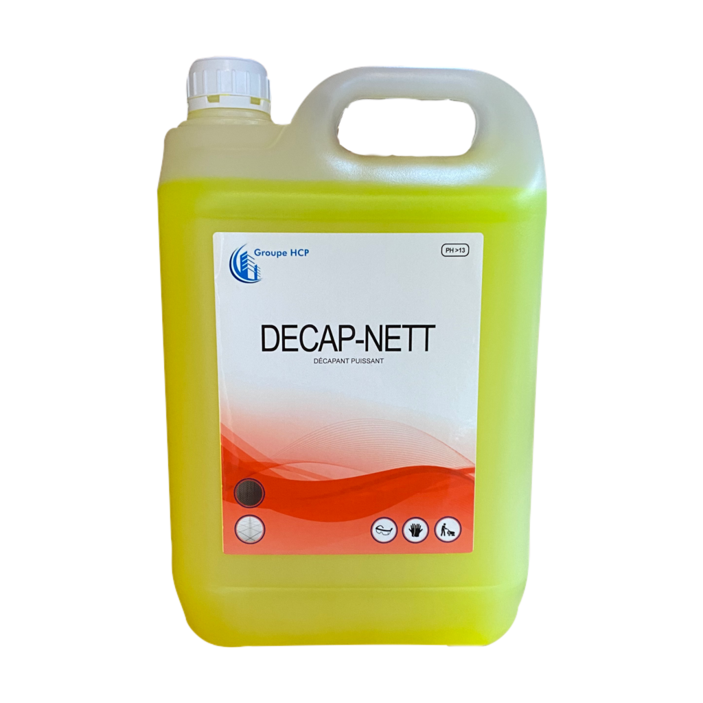 Décapant Sol Puissant - DECAP NETT - Bidon de 5 L - Groupe HCP