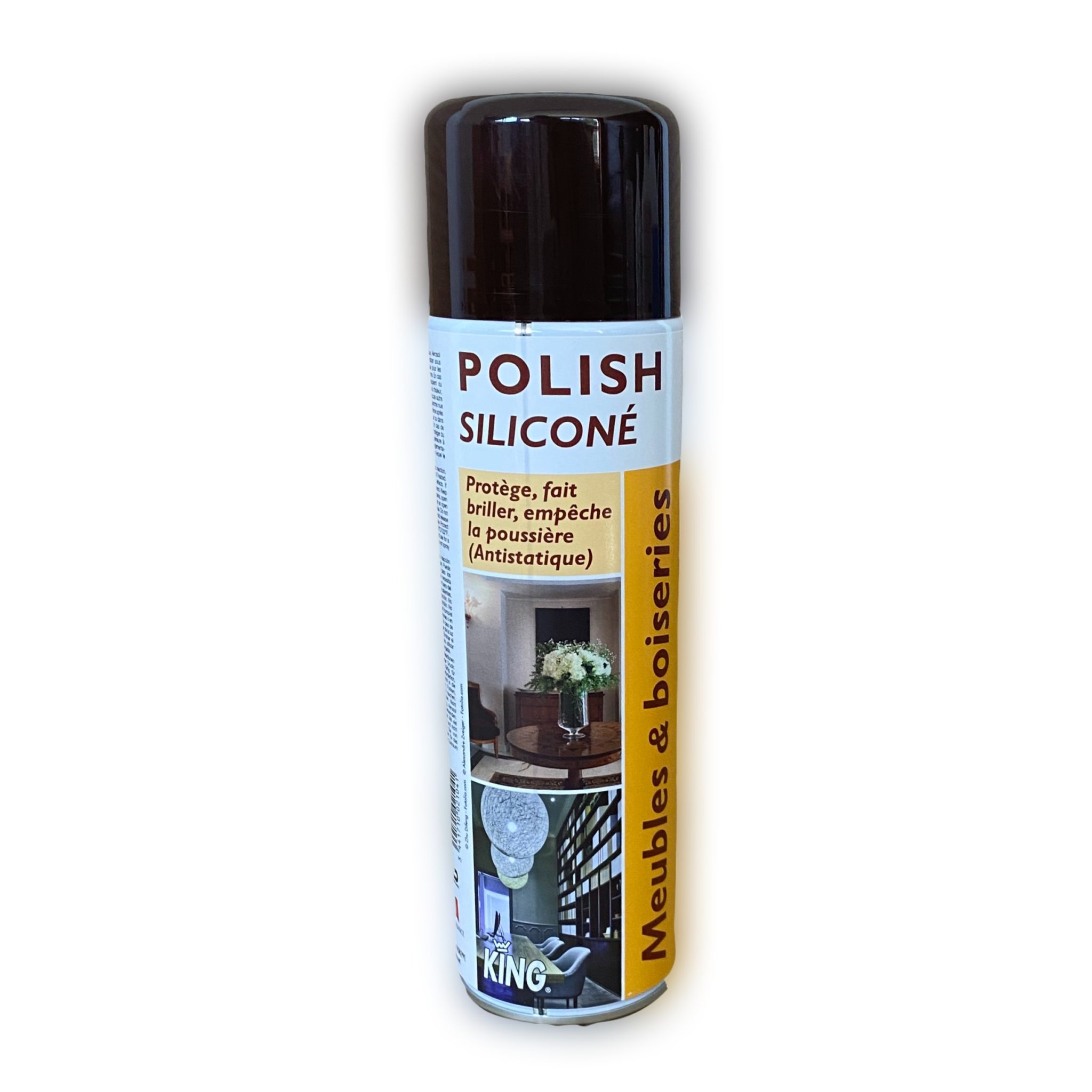 Nettoyant Polish Avec Silicone - Meubles et Boiseries - 500 ml - Groupe HCP